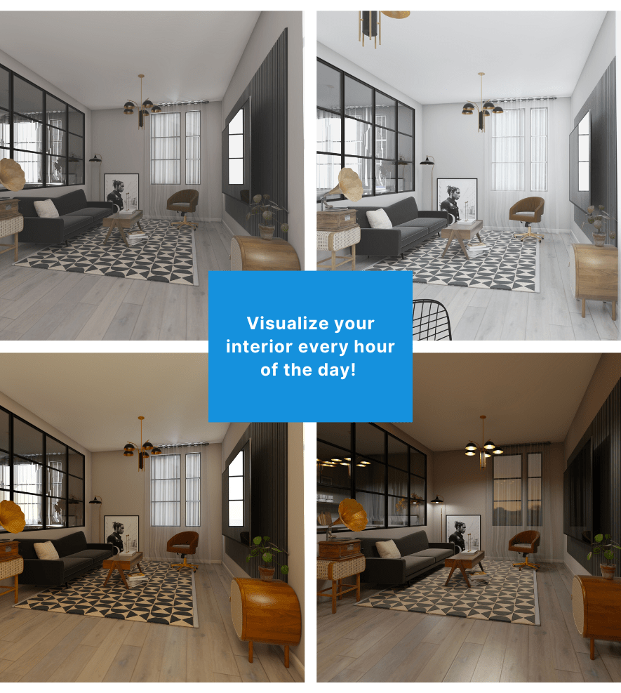 Create all the design projects you wish with a single solution - HomeByMe