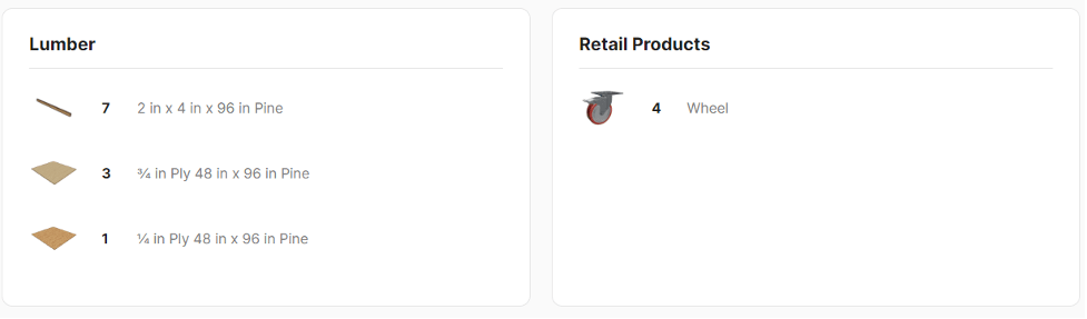 DIY Plans to build a workbench with drawers - using MakeByMe